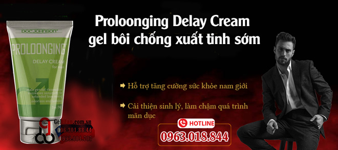 Gel bôi chống xuất tinh sớm PROLOONGING CREAM