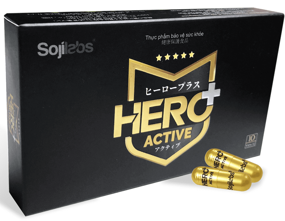 Viên uống Hero+ Active chống xuất tinh sớm ở nam giới