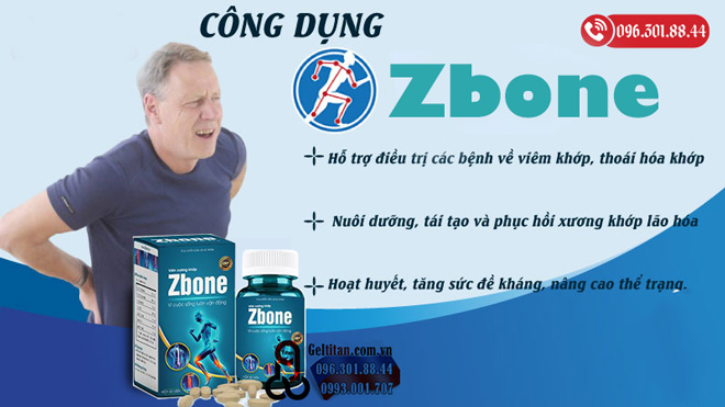 Viên uống Zbone hỗ trợ giúp chắc khỏe xương khớp