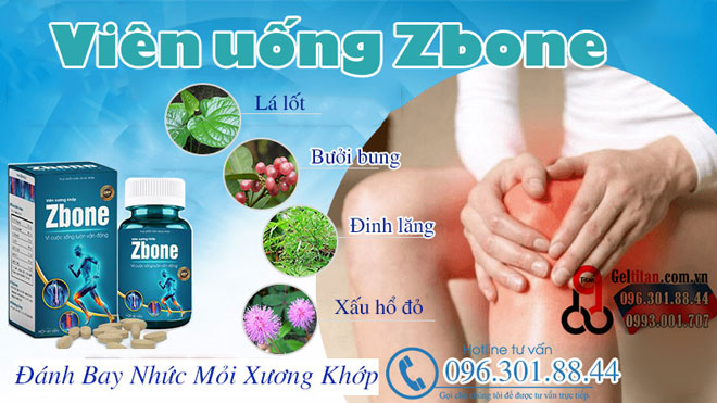 Viên uống Zbone hỗ trợ giúp chắc khỏe xương khớp